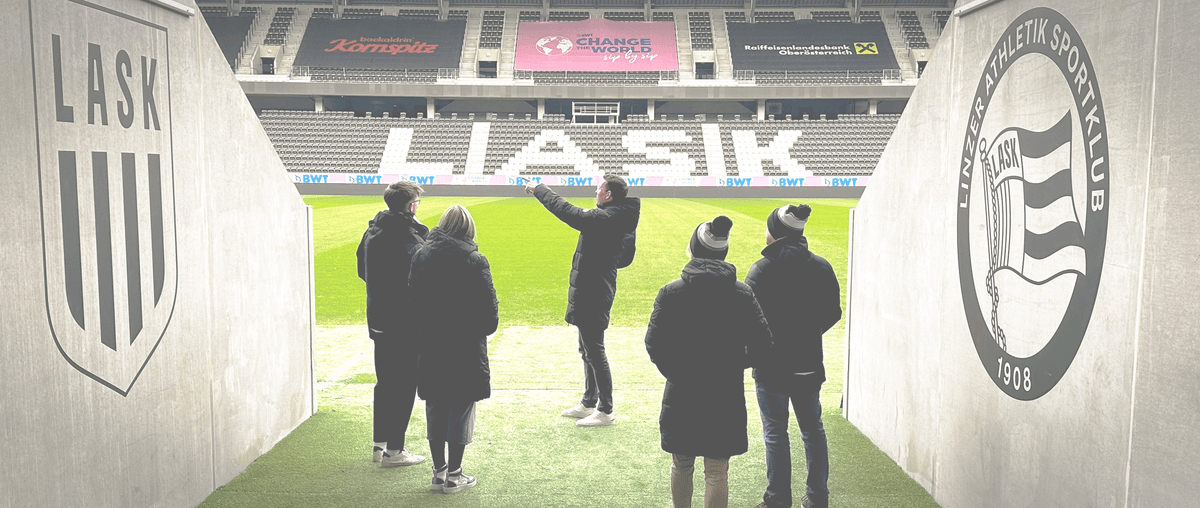 LASK - Führungen in der Raiffeisen Arena